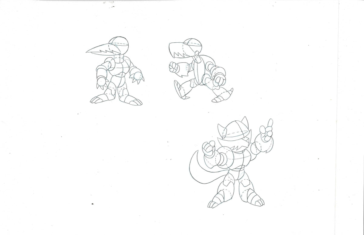 Sonic Satam sketch model EX5221– Animation Legends