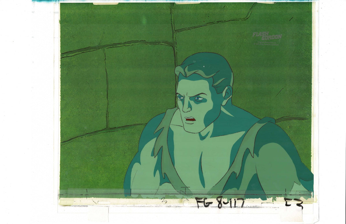 Flash Gordon Animation Cel and Background EX3040– Animation Legends