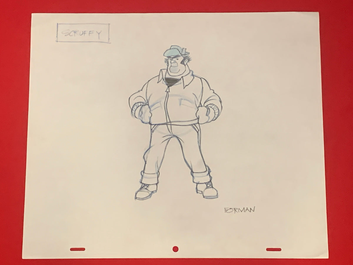 Scruffy Character Model 3 Ex1447– Animation Legends