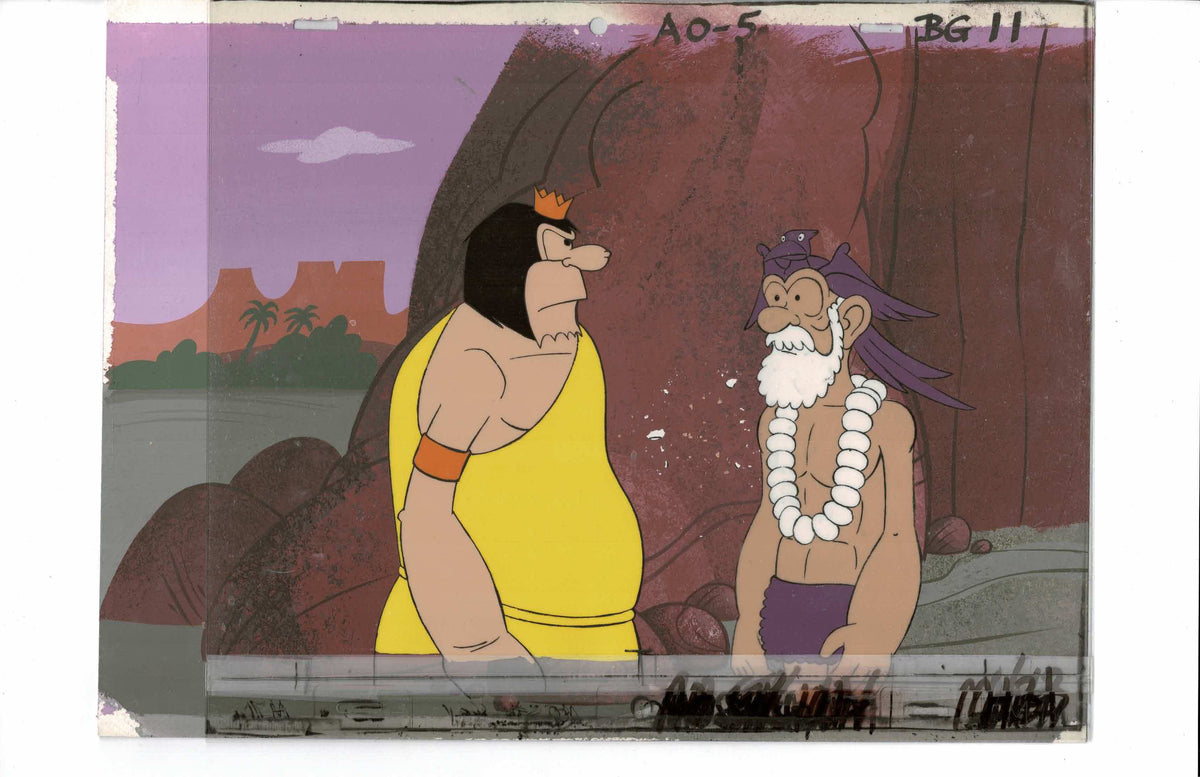 Ally Oop Cel and Background EX2217– Animation Legends