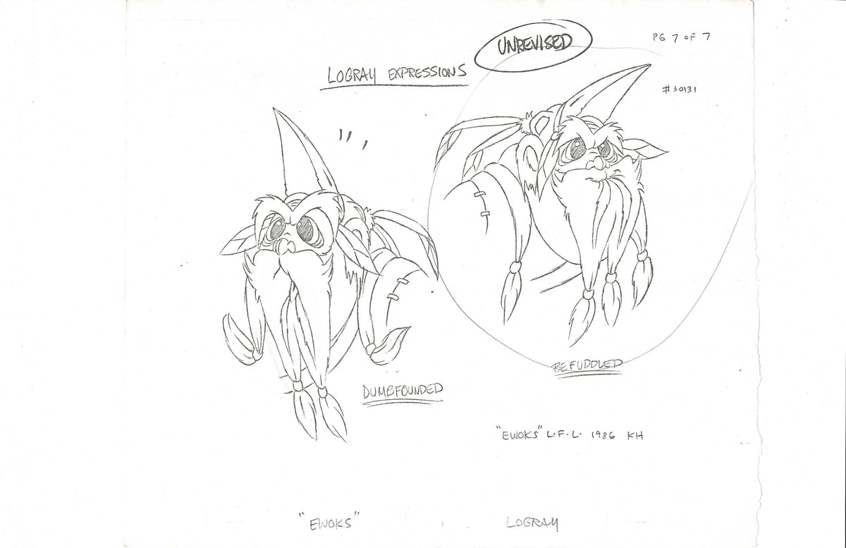 Star Wars: Ewoks production model (Copy)EX3636– Animation Legends
