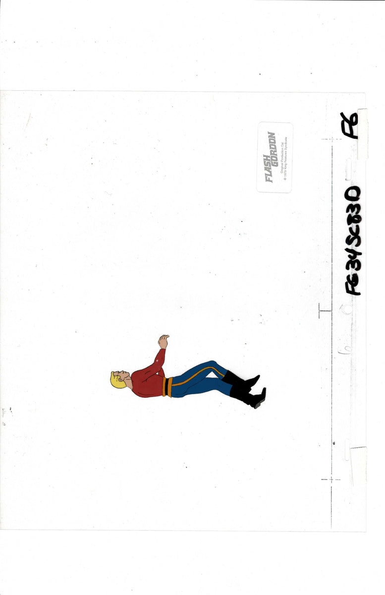 Flash Gordon animation cel EX4295– Animation Legends