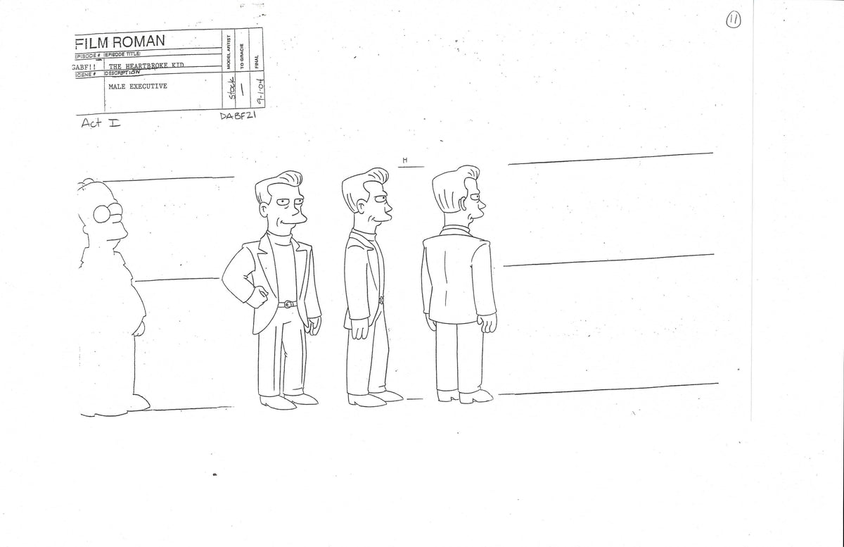 The Simpsons character model copy EX4442– Animation Legends