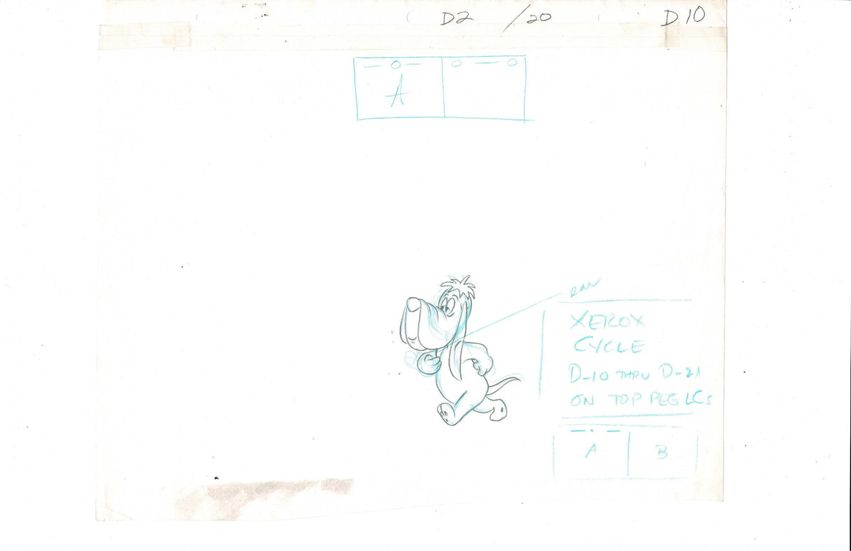 Droopy sketch EX4585– Animation Legends