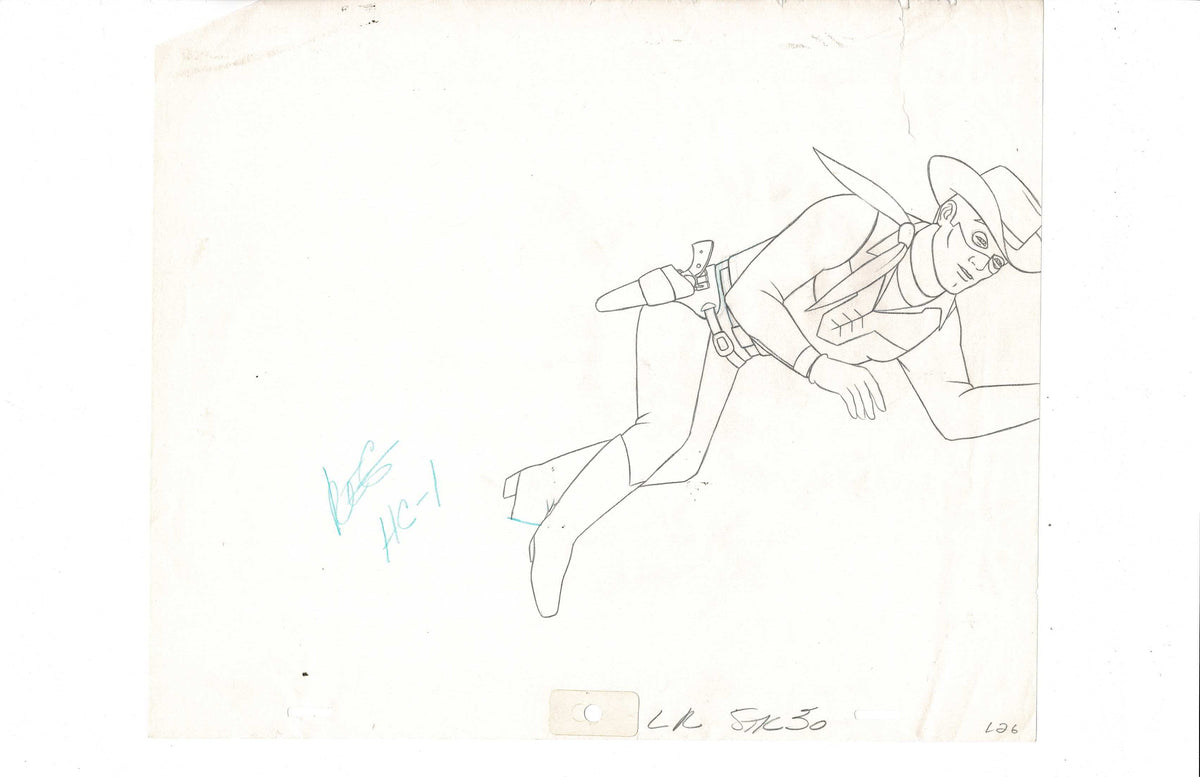 the Lone Ranger sketch EX5505– Animation Legends