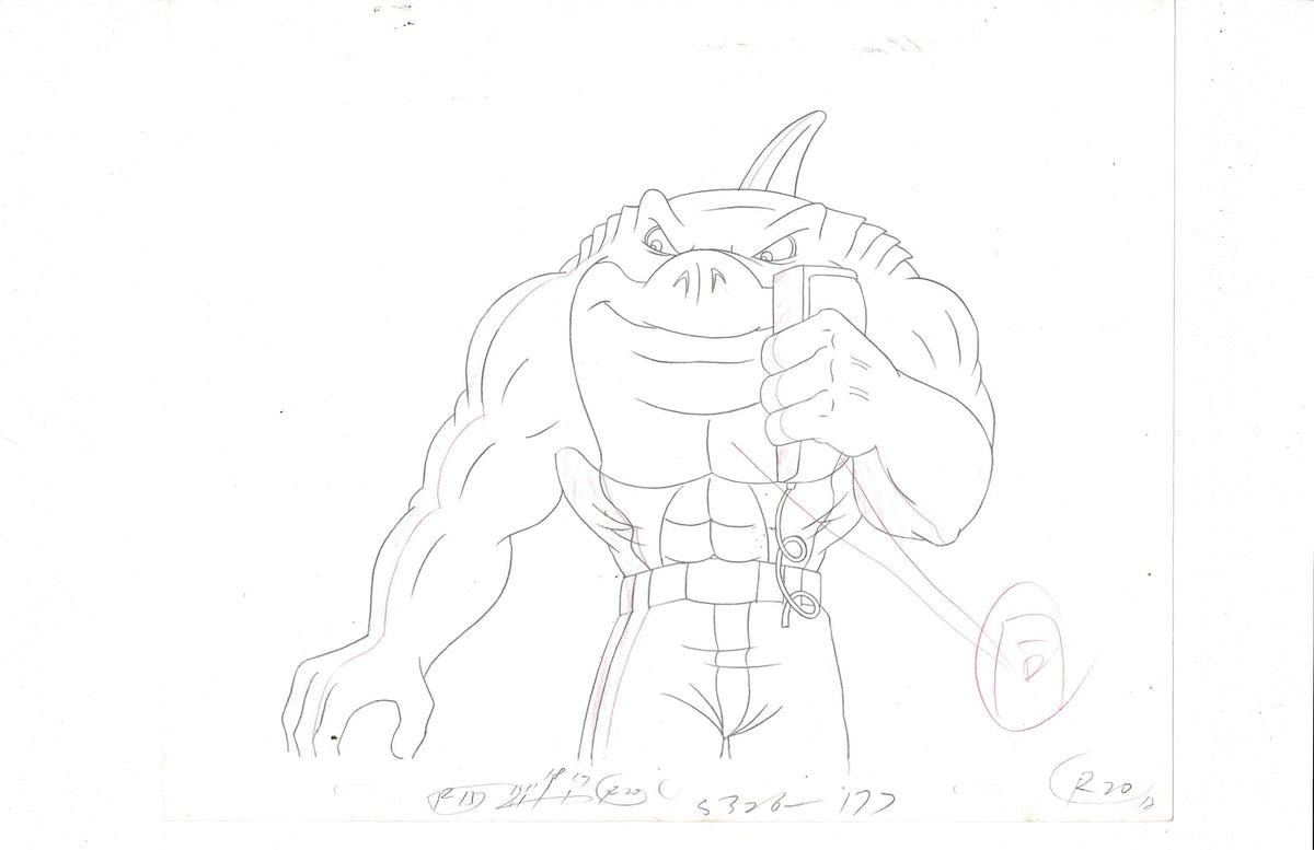 Street Sharks sketch EX5562– Animation Legends
