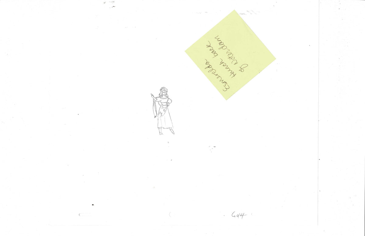 Hunchback of Notre Dame Series sketch EX6170– Animation Legends