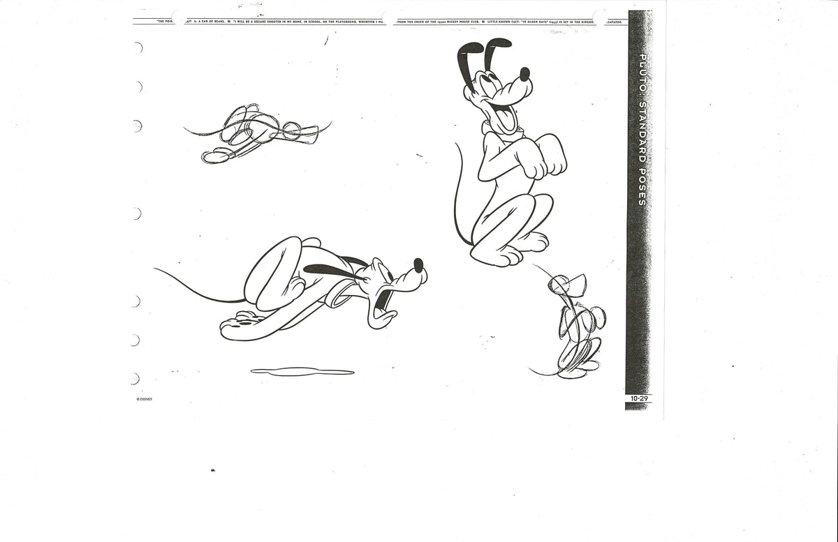 Disney Pluto model copy EX6342– Animation Legends