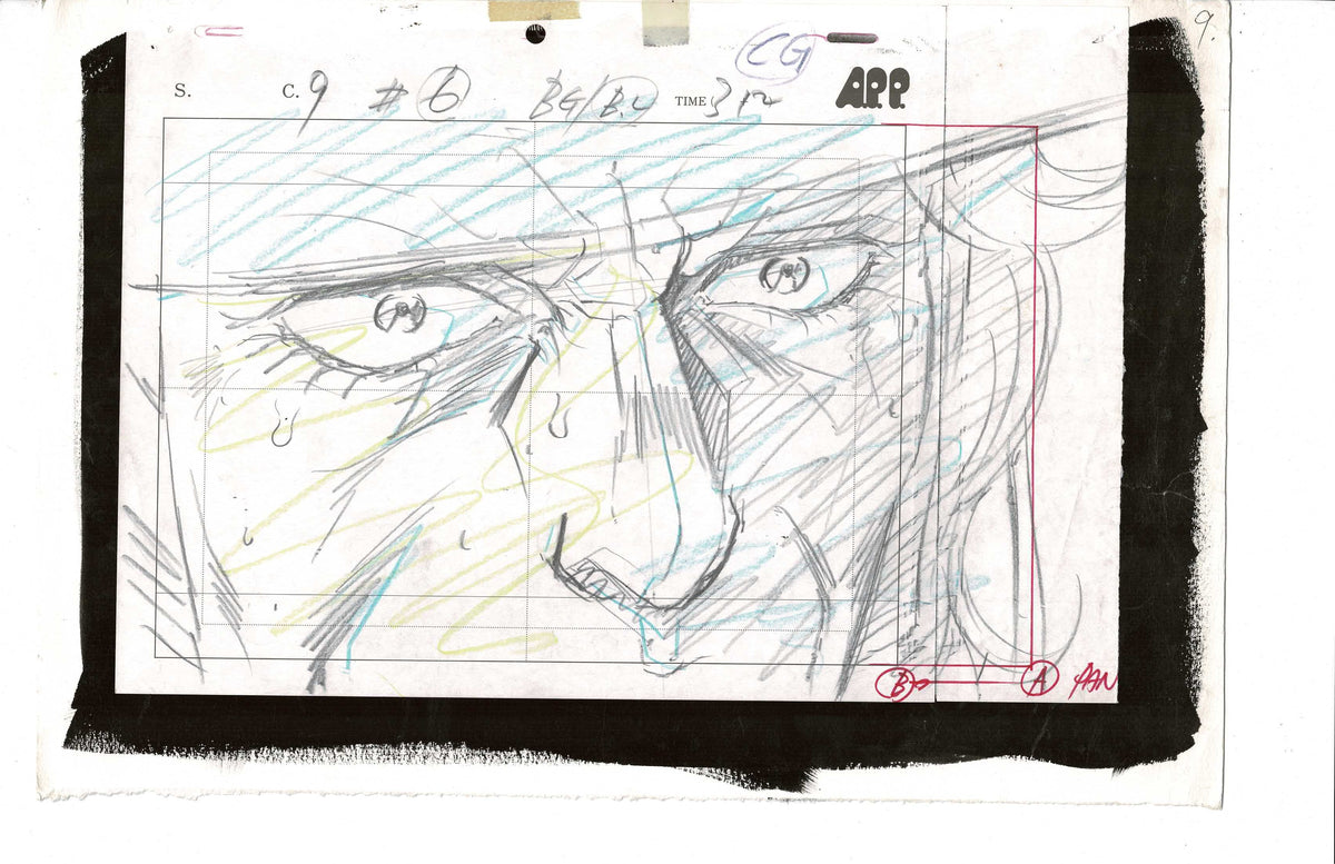 Jojo's Bizarre Adventure sketch layout EX6928– Animation Legends