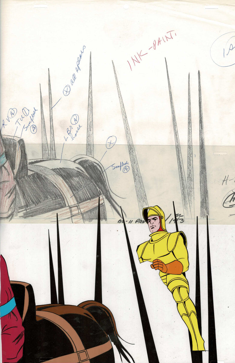 King Arthur Cel and Production Sketch EX2442– Animation Legends